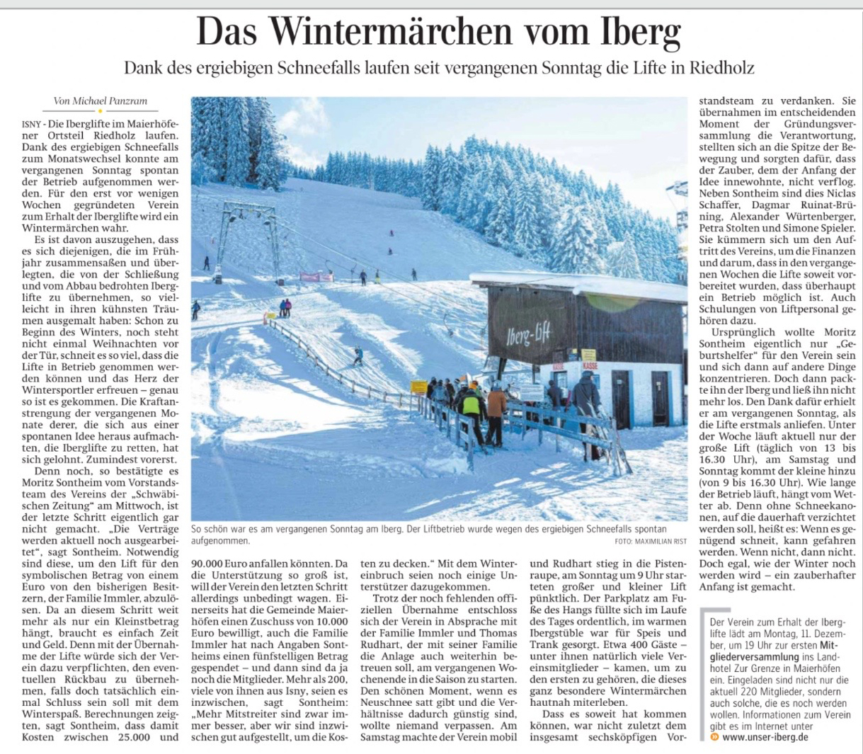 D'Iberg braucht Di! - HOME